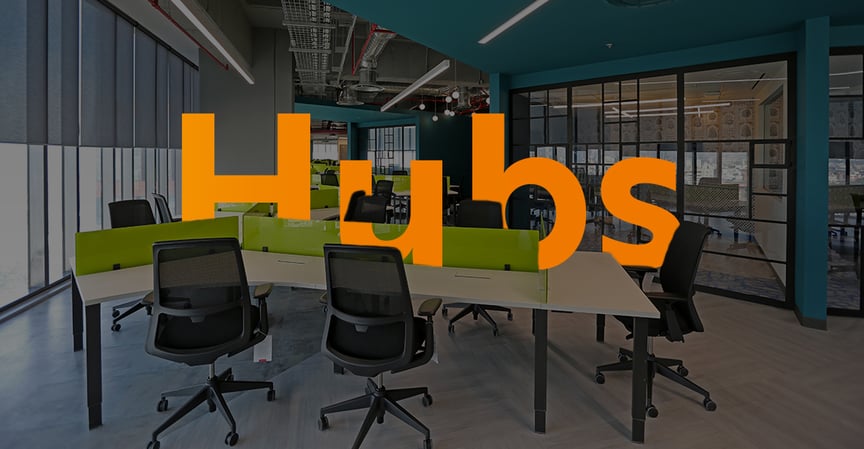 Multi-hubs corporativos, una nueva alternativa de diseño de oficinas ...